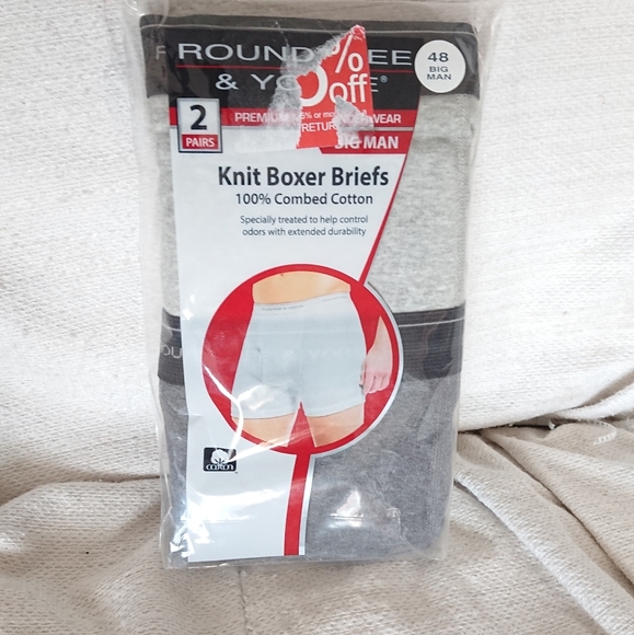 Roundtree & Yorke | Underwear & Socks | New Mens Knit Boxer Briefs ...